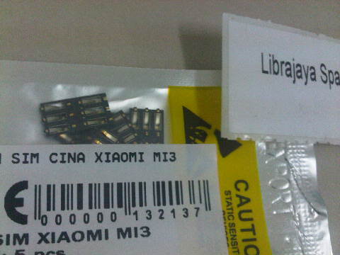 KONEKTOR SIM CARD XIAOMI MI3