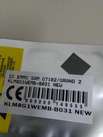 IC EMMC SAMSUNG G7102 GRAND 2 KLM8G1WEMB-B031 NEW