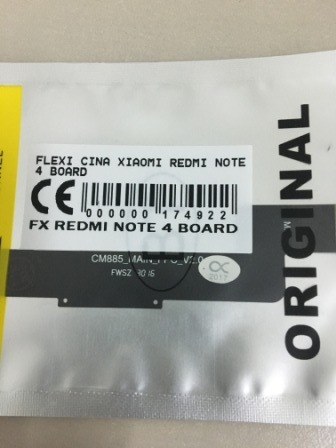 FLEXIBEL XIAOMI REDMI NOTE 4 BOARD
