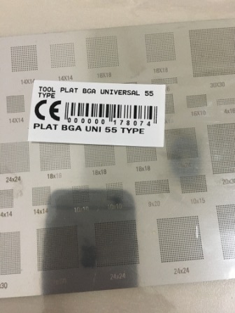 PLAT BGA UNIVERSAL 55 TYPE