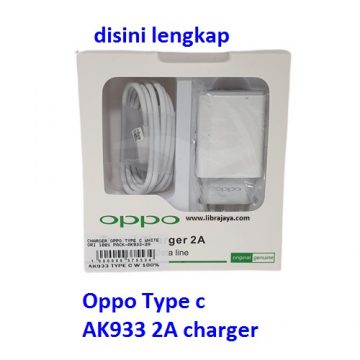 Jual Charger Oppo Type c AK933 | Toko Librajaya | Toko Librajaya
